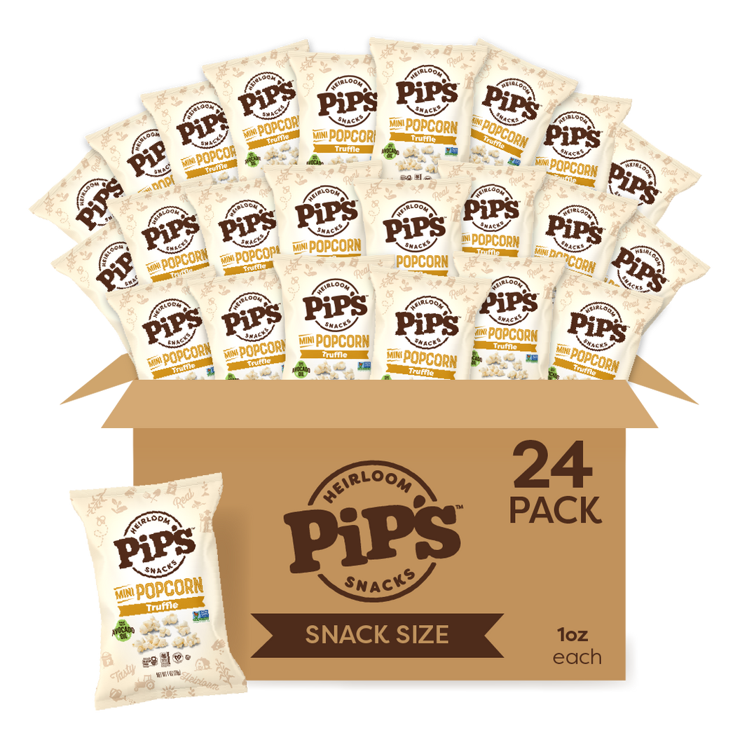 Mini Popcorn | Real Flavors & Simple Ingredients – Pip's Heirloom Snacks
