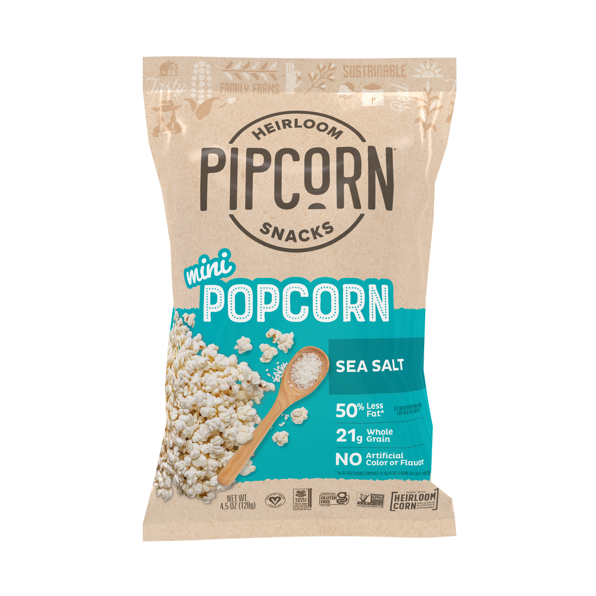Pipcorn Heirloom Snacks: Popcorn, Cheese Balls, Corn Chips