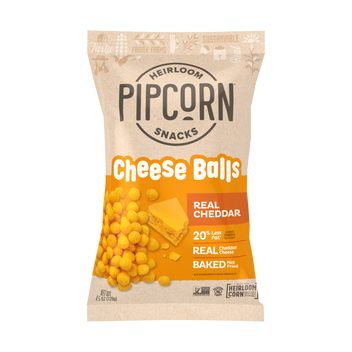 Pipcorn Heirloom Snacks: Popcorn, Cheese Balls, Corn Chips