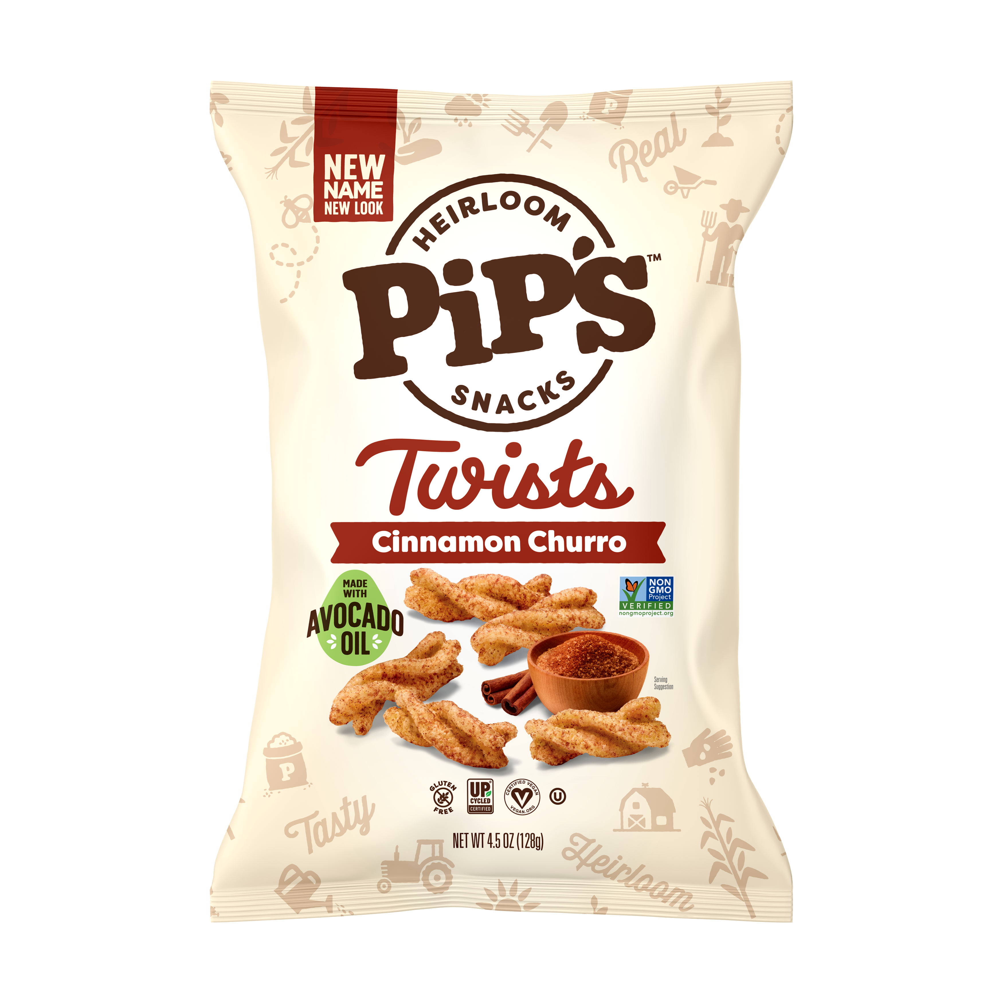 Cinnamon Churro Twists – Pip's Heirloom Snacks