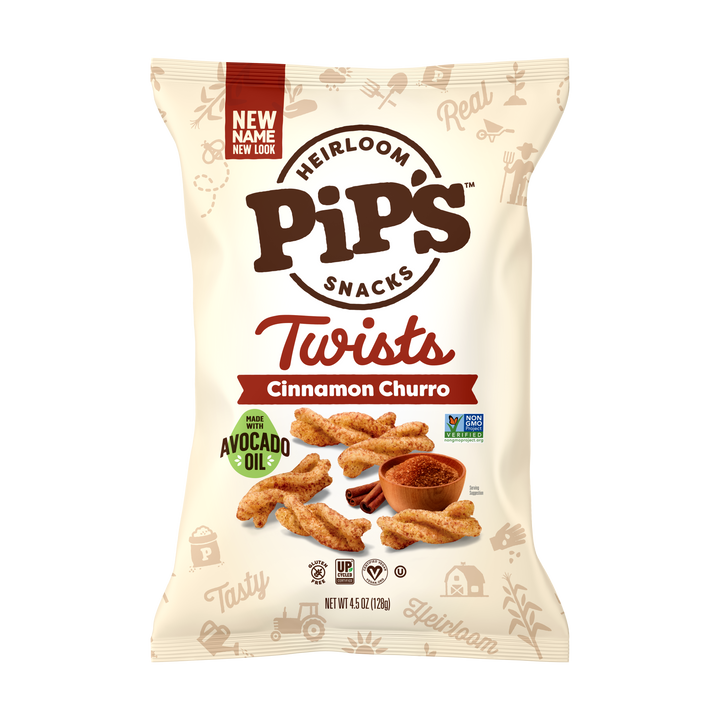 Cinnamon Churro Twists – Pip's Heirloom Snacks