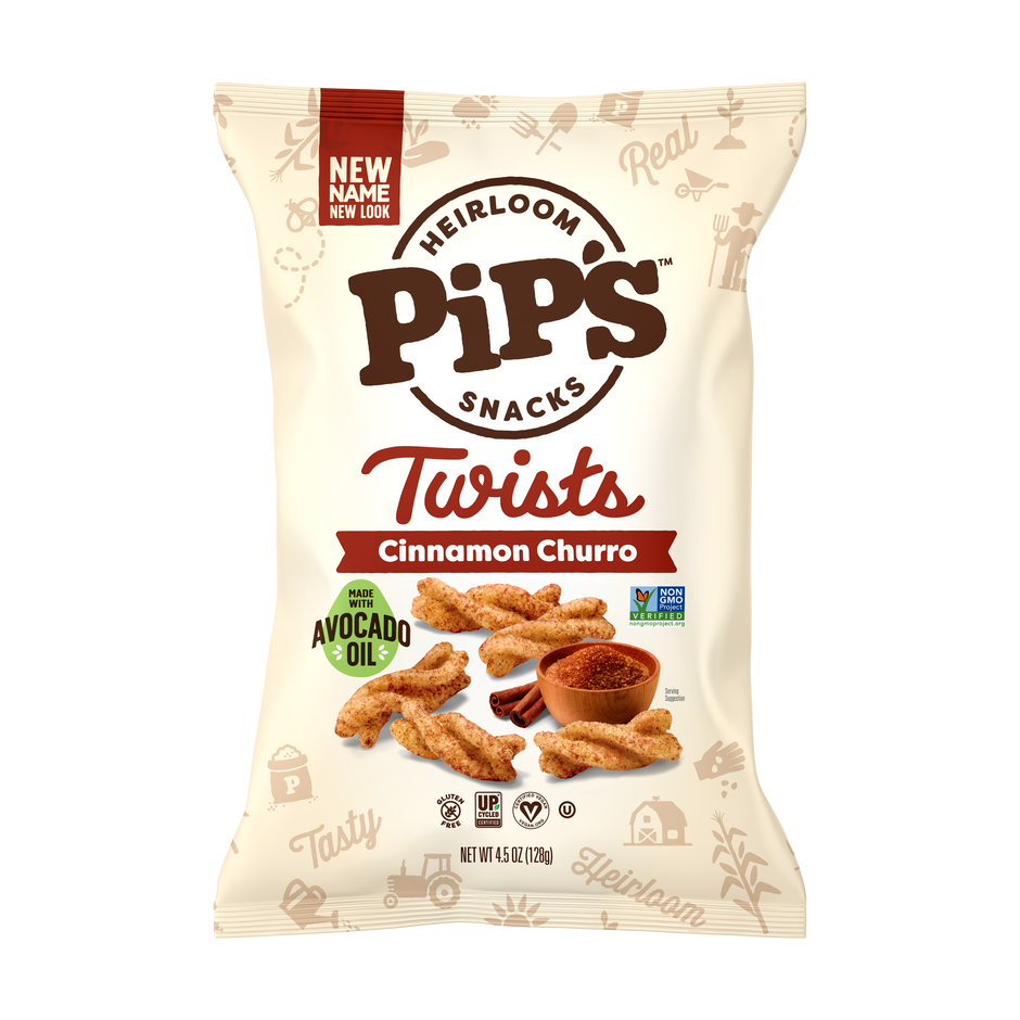 Cinnamon Churro Twists – Pip's Heirloom Snacks