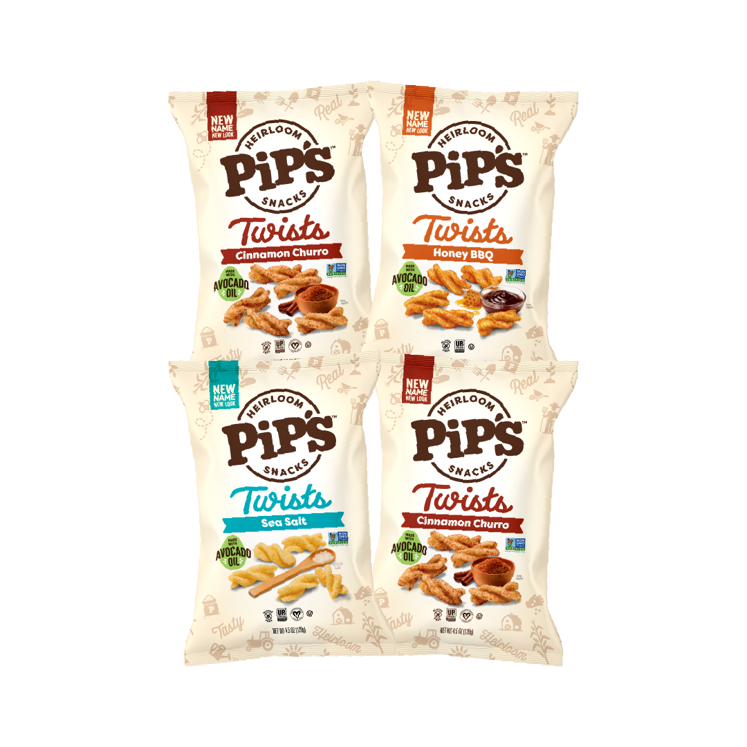 Cinnamon Sugar Twists – Pip's Heirloom Snacks