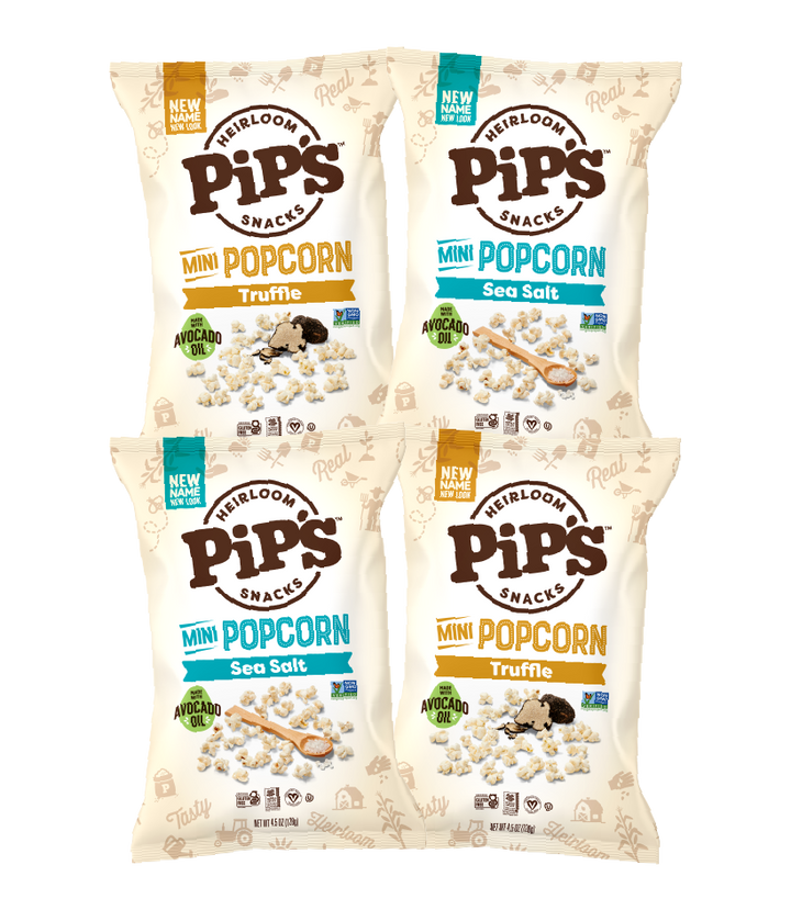 Mini Popcorn | Real Flavors & Simple Ingredients – Pip's Heirloom Snacks