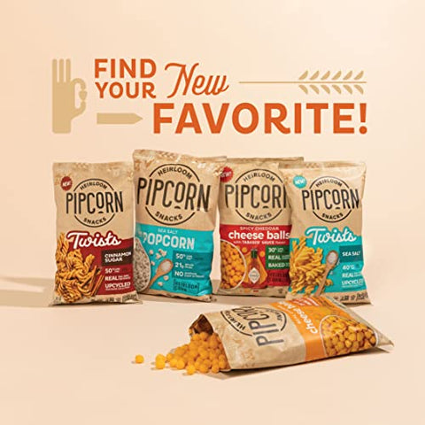 Mini Popcorn Family Pack – Sea Salt & Truffle – Pipcorn