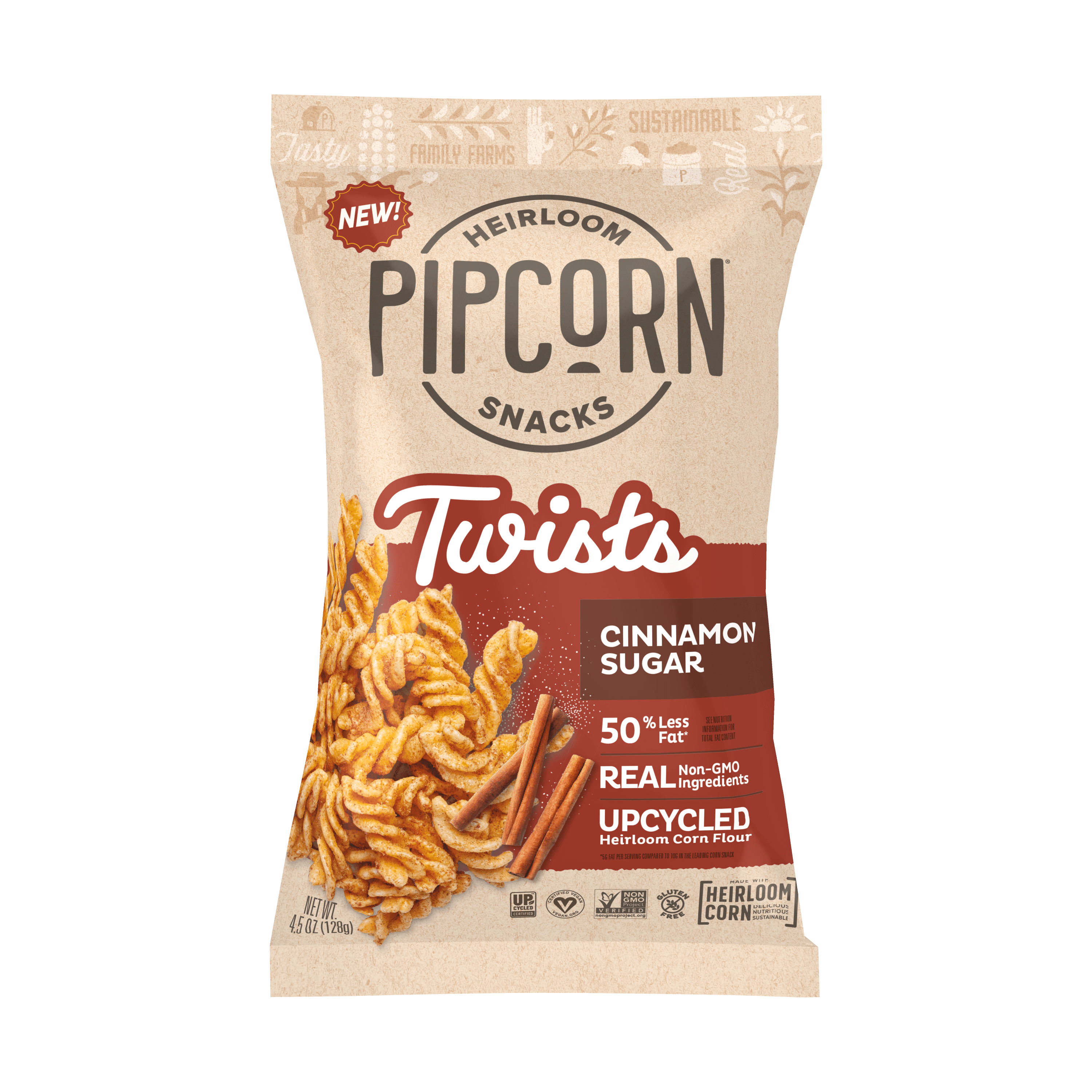 Cinnamon Sugar Twists – Pipcorn
